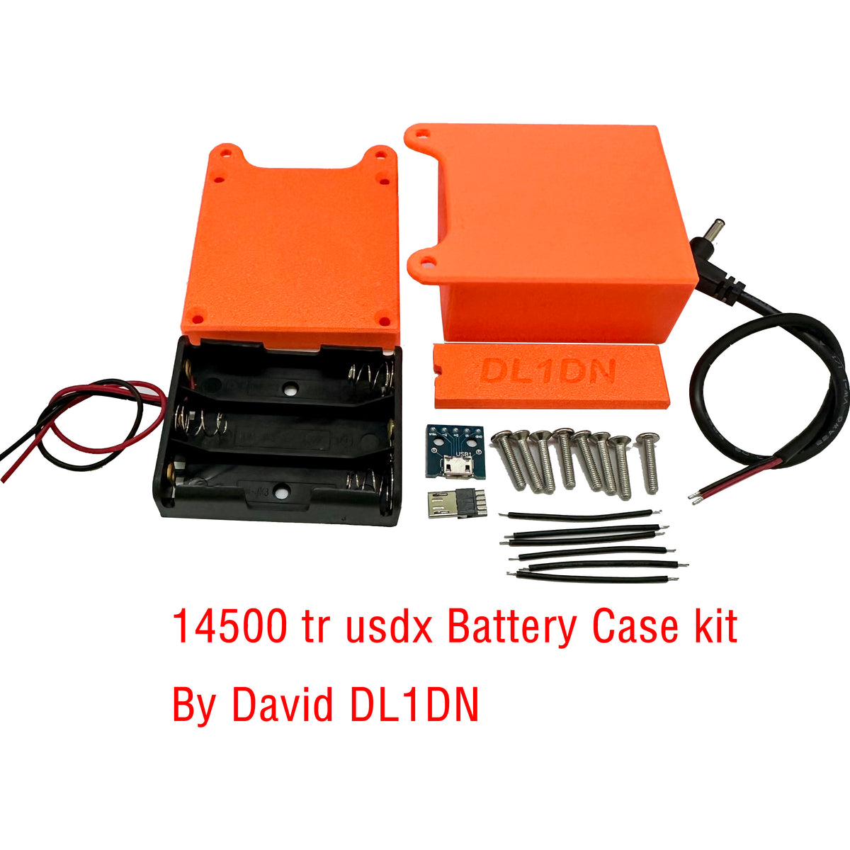 tr uSDX usdx transceiver External AAA Battery Case kit By David DL1DN ...