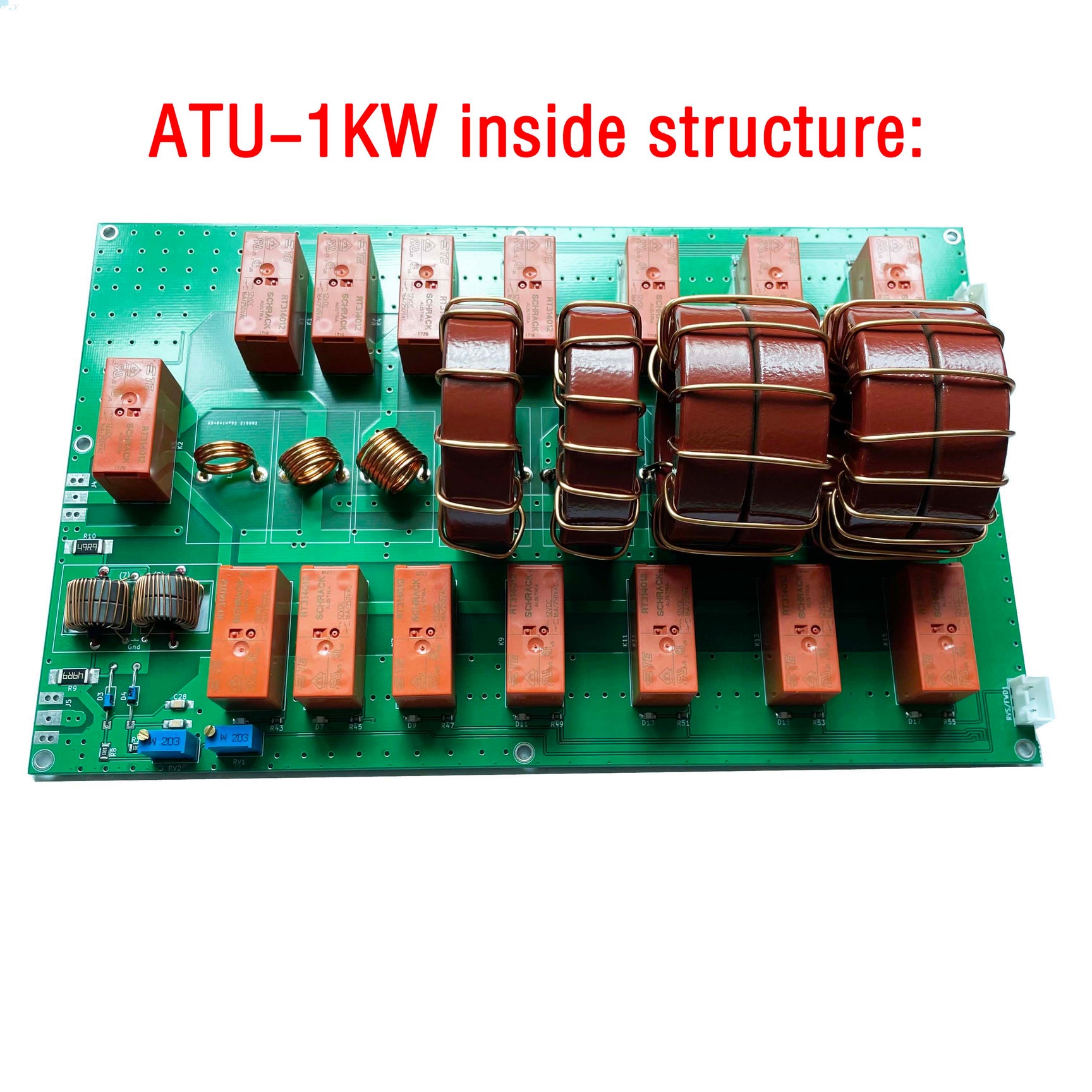 ATU-100 upgraded ATU-1000 ATU1000 ATU-1KW Automatic Antenna Tuner 7x7 ...